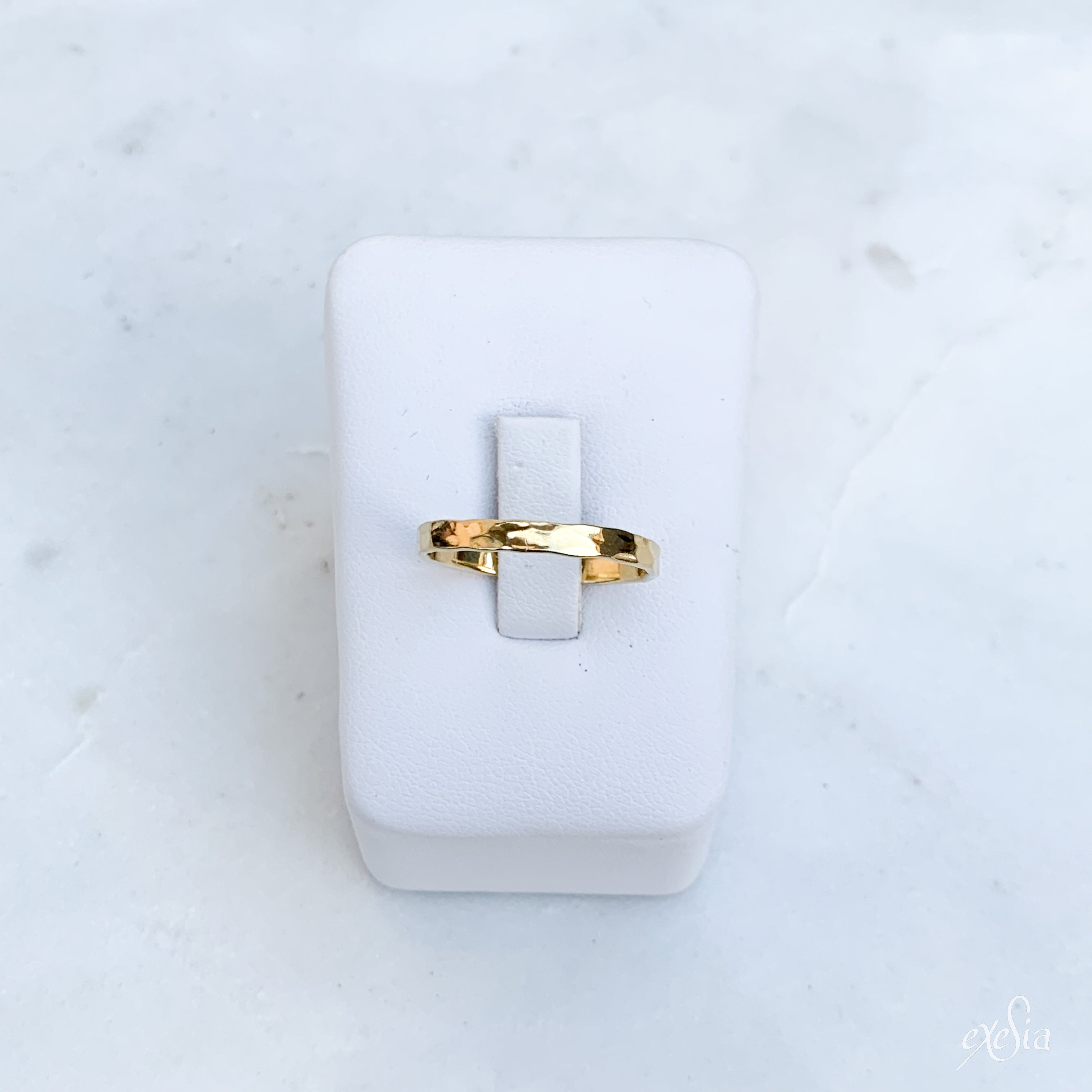 Golden Sands Thin Ring – Exesia