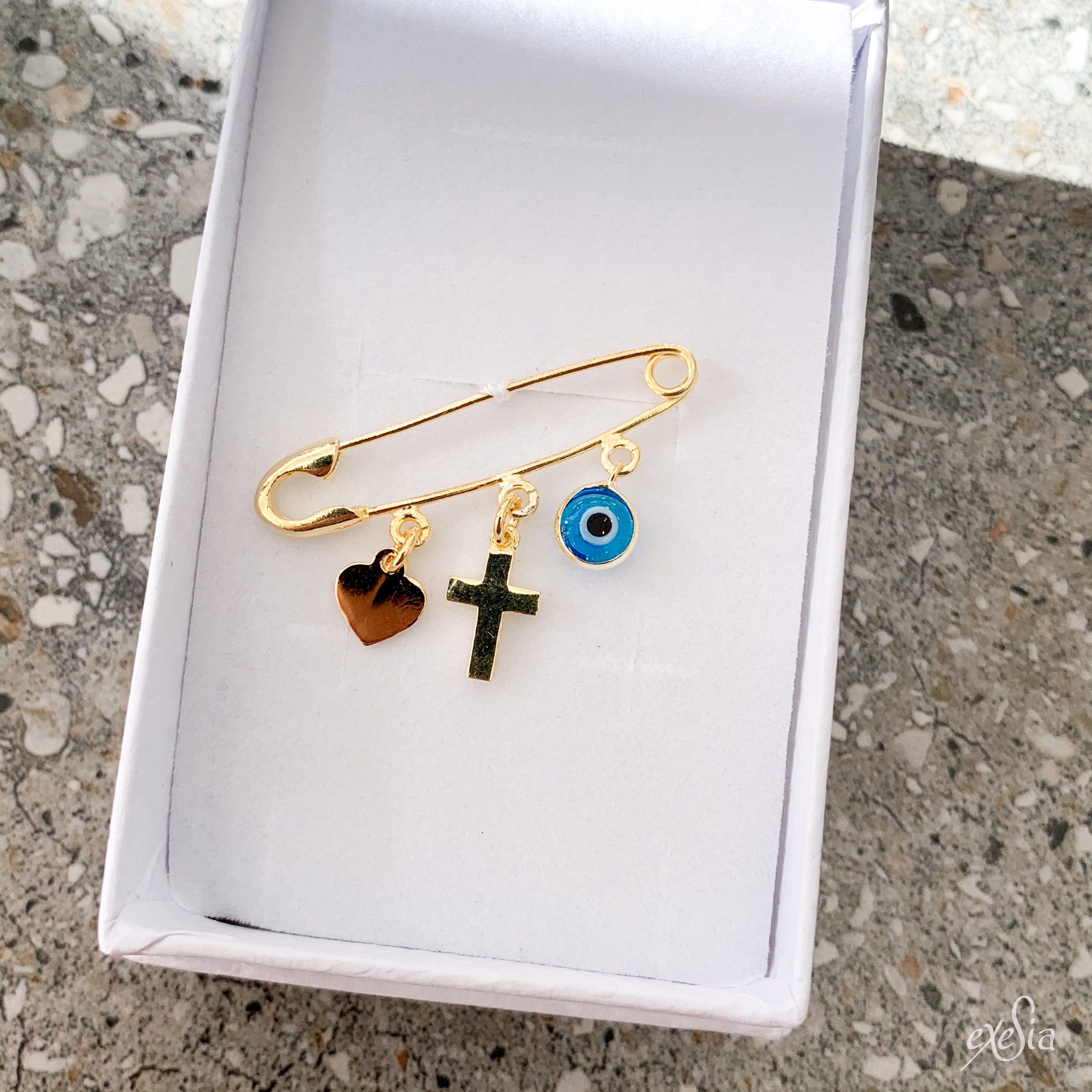 Yellow Gold Baby Pins | Exesia – Exesia